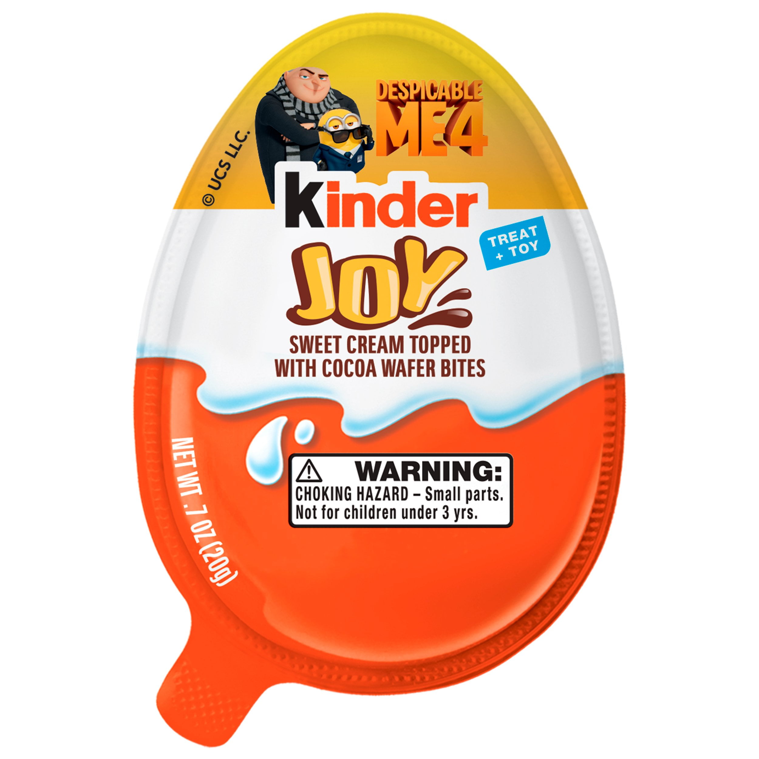 Kinder Joy Despicable Me 4 Candy Egg + Toy - 0.74 oz (Packaging May ...