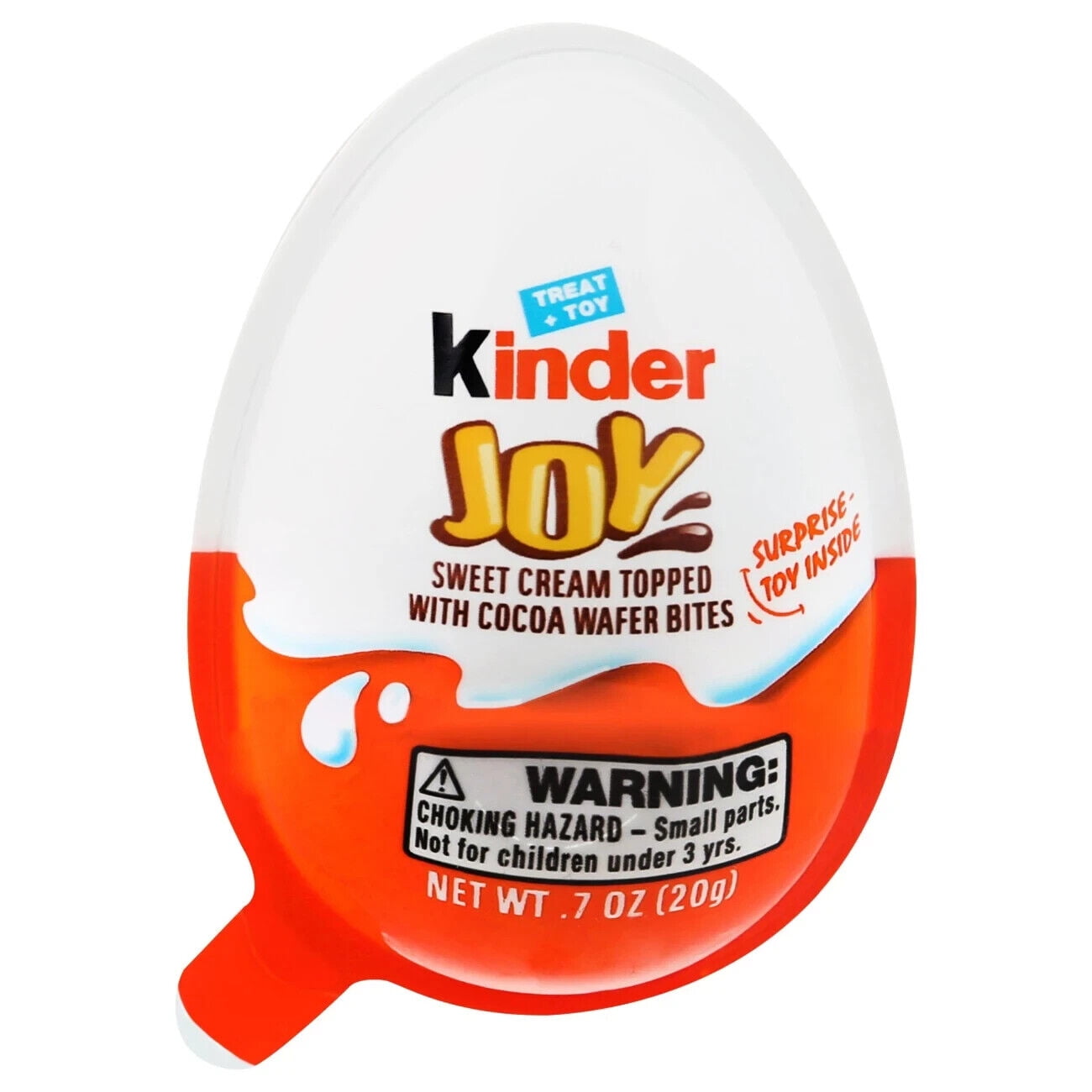 Kinder Joy Egg - .7oz - 6 Eggs - Sweet Cream Cocoa Wafer Bites - FREE ...