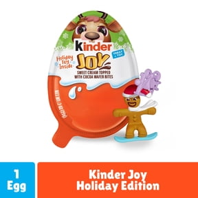 Kinder Joy, Chocolate Egg with Surprise Toy, 0.7 oz, Easter Treat ...