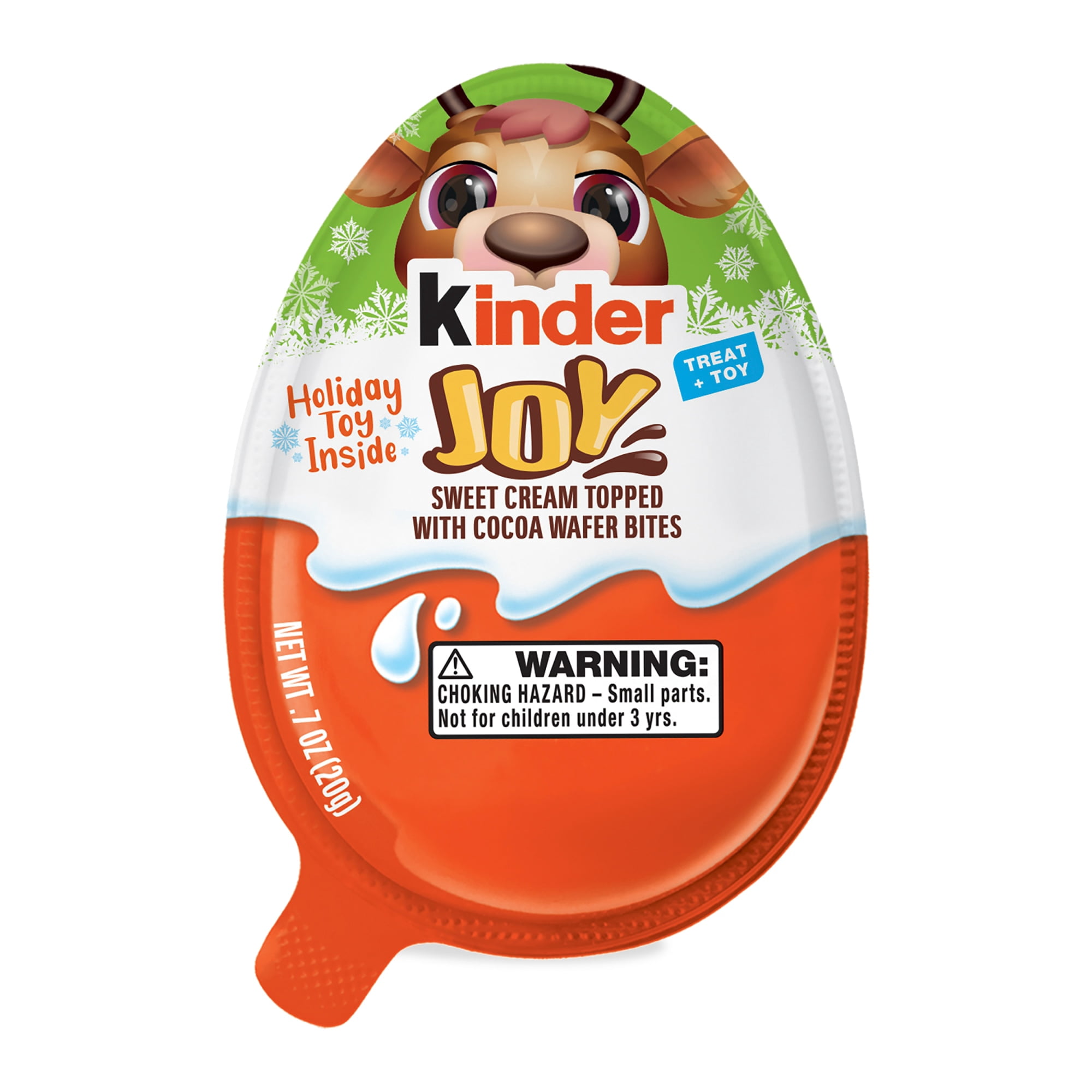 Kinder Joy Eggs, 1 count, Stocking Stuffers, Treat Plus Toy, Sweet ...