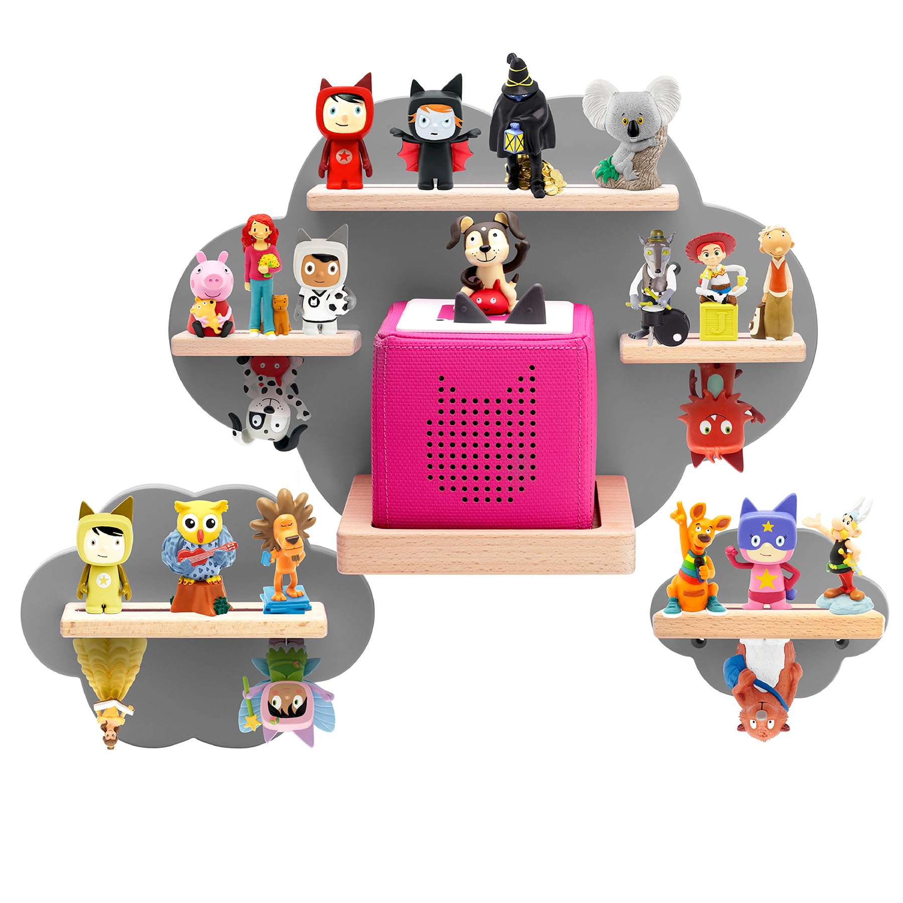 Kinder Regal kompatibel mit Toniebox und Tonies für über 30 Figuren ...