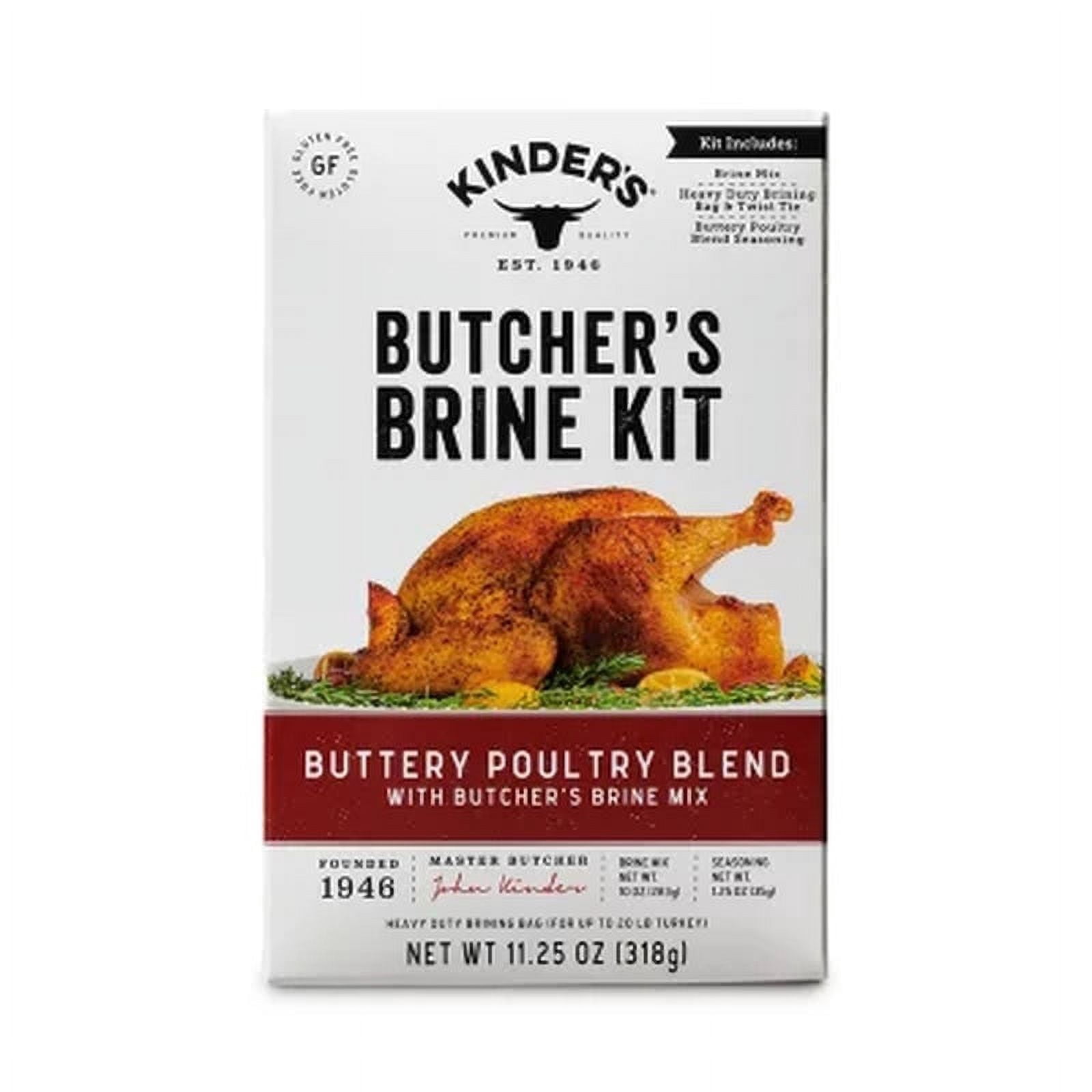 Kinder'S Butcher’S Turkey Brine Kit, 11.25 Oz. - Walmart.com