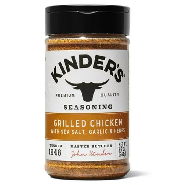 Kinder'S Grilled Chicken Seasoning 9.2 Oz. - Walmart.com