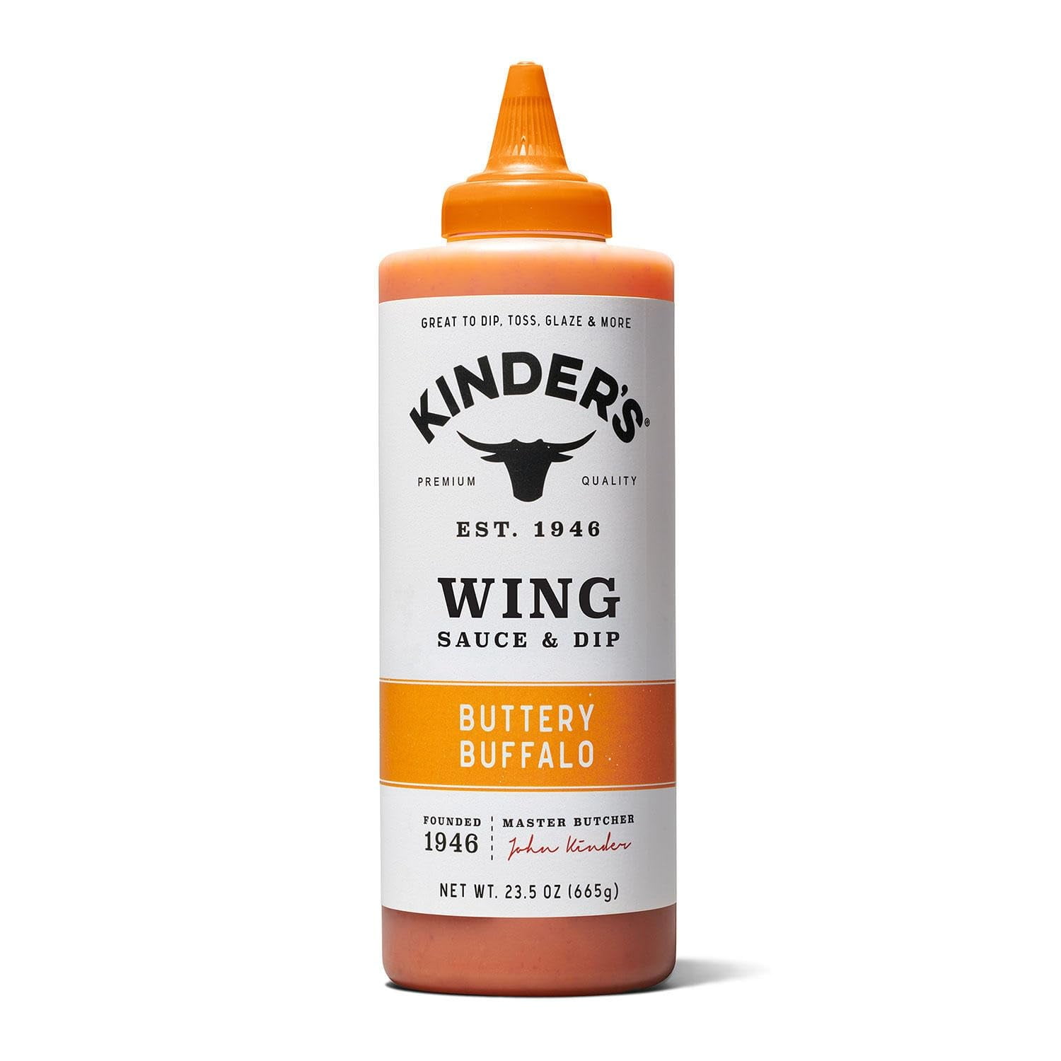 Kinder's Wing Sauce Buttery Buffalo 23.5 oz, buffalo wing sauce ...