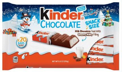 Kinder Chocolate Snack Size- 250g - Walmart.com