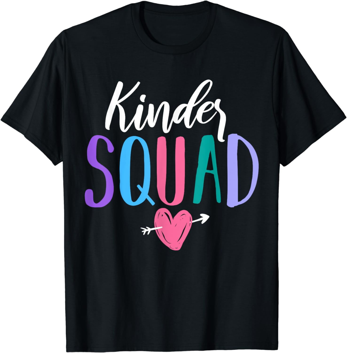 Kinder Squad Kindergarten Teacher Students Back to School T-Shirt ...