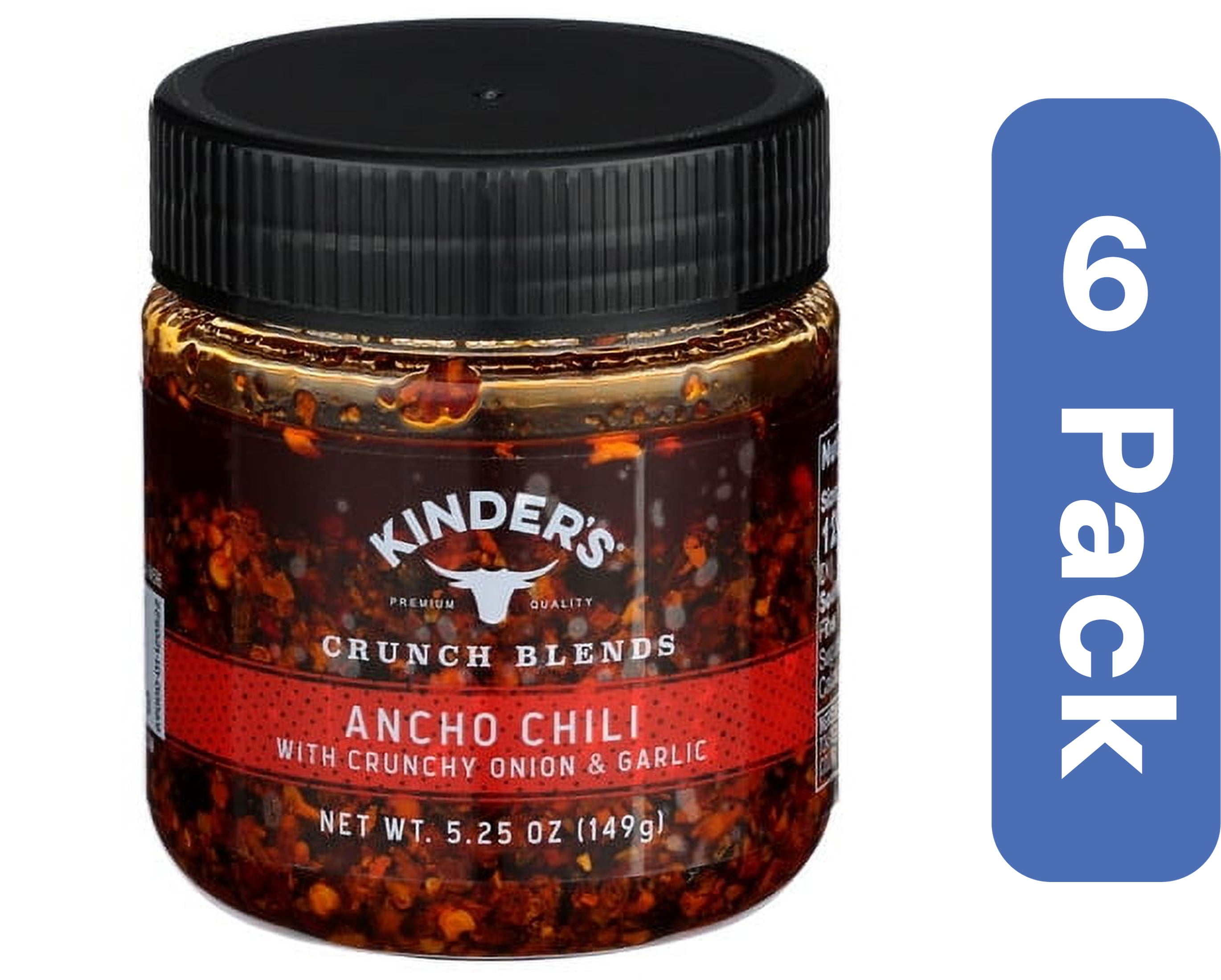 Kinder's Ancho Chili Crunch Blend 5.25 oz (Pack Of 6) - Walmart.com