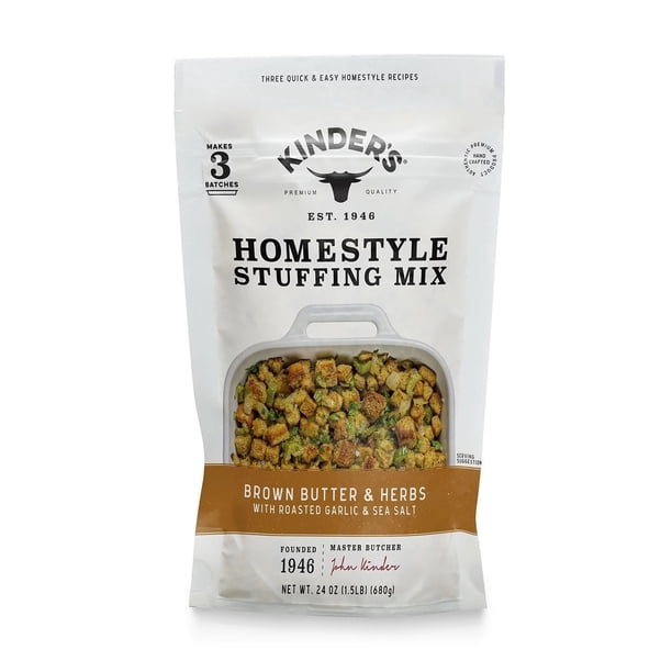 Kinder's Homestyle Stuffing Mix, 24 Ounce - Walmart Business Supplies