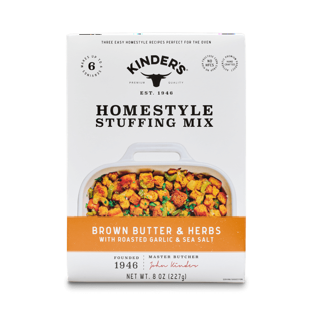 Kinder's Brown Butter and Herbs Homestyle Stuffing Mix, 8 oz - Walmart.com