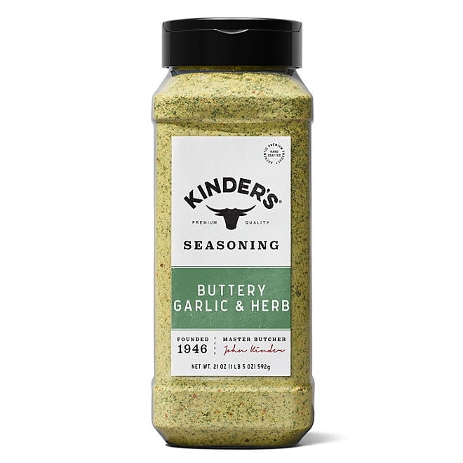 Kinder's Buttery Garlic & Herb Seasoning, 21 oz. - Walmart.com