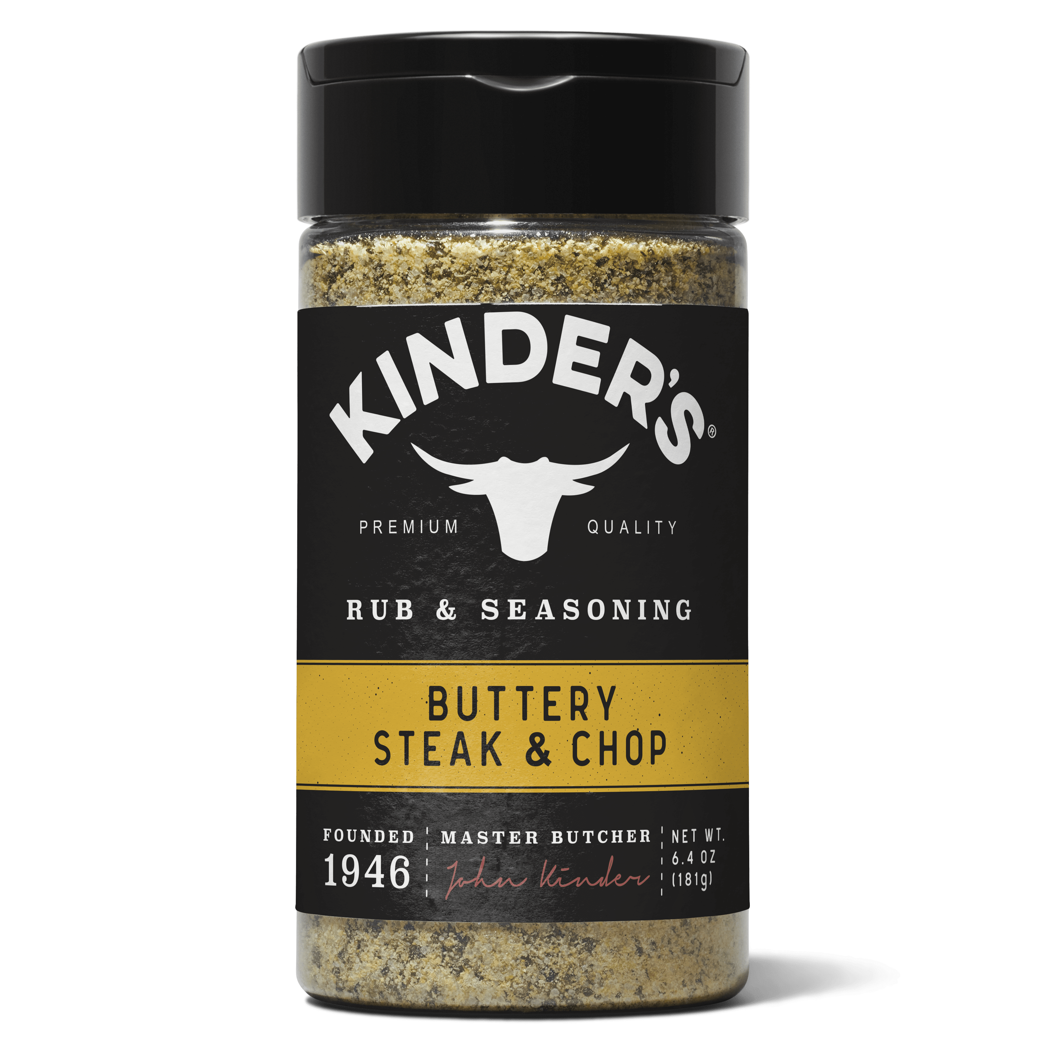 Kinder's Buttery Steak and Chop Seasoning for Grilling, 6.1 oz ...