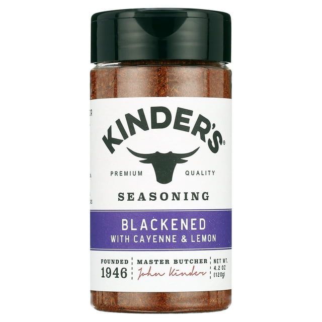 Kinder's BBQ Cali's Blackened Barbecue Rub and Grill Seasoning, 4.2 oz ...