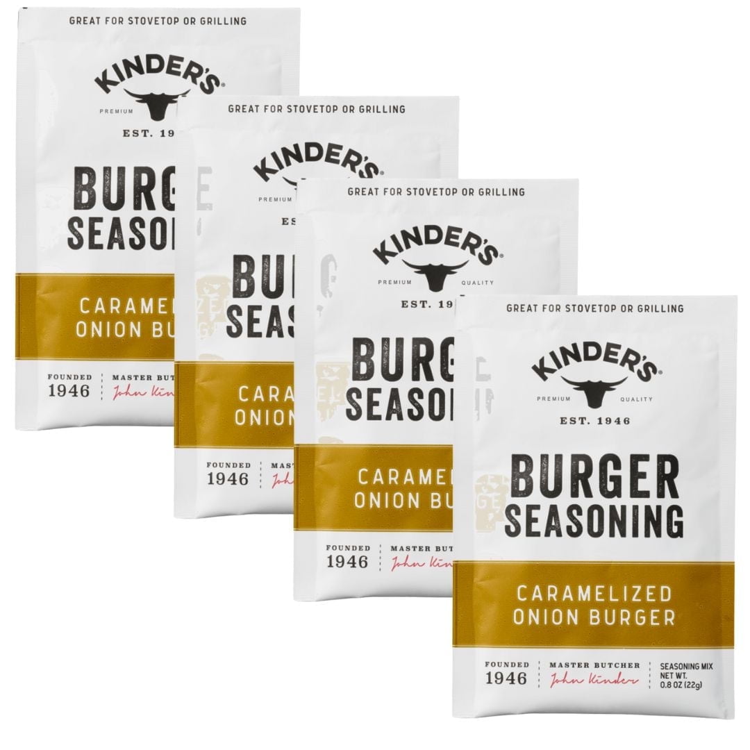 Kinder's Caramelized Onion Burger Seasoning 0.8oz (Pack of 4) - Walmart.com