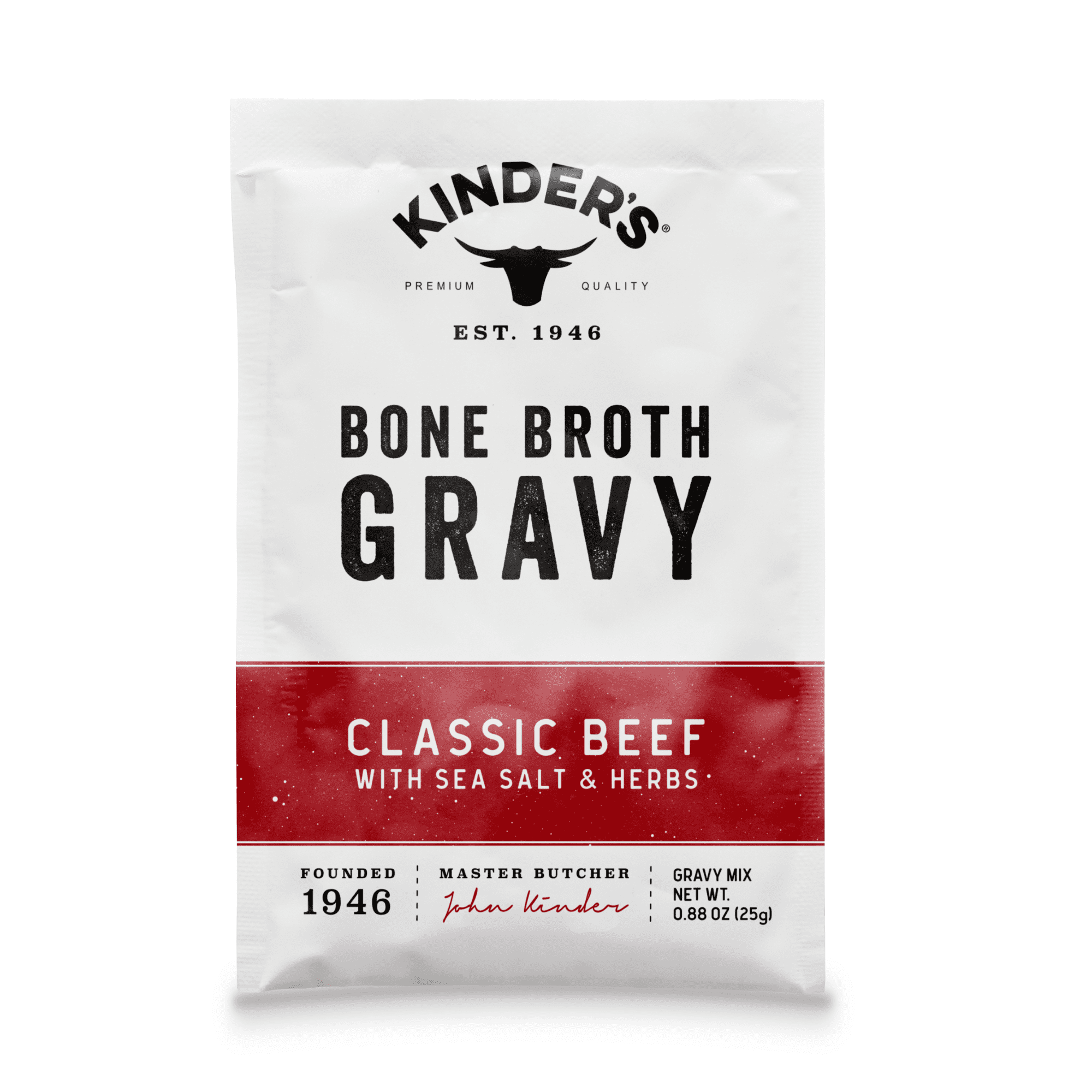 Kinder's Classic Beef Bone Broth Gravy Mix, .88 oz Pouch - Walmart.com