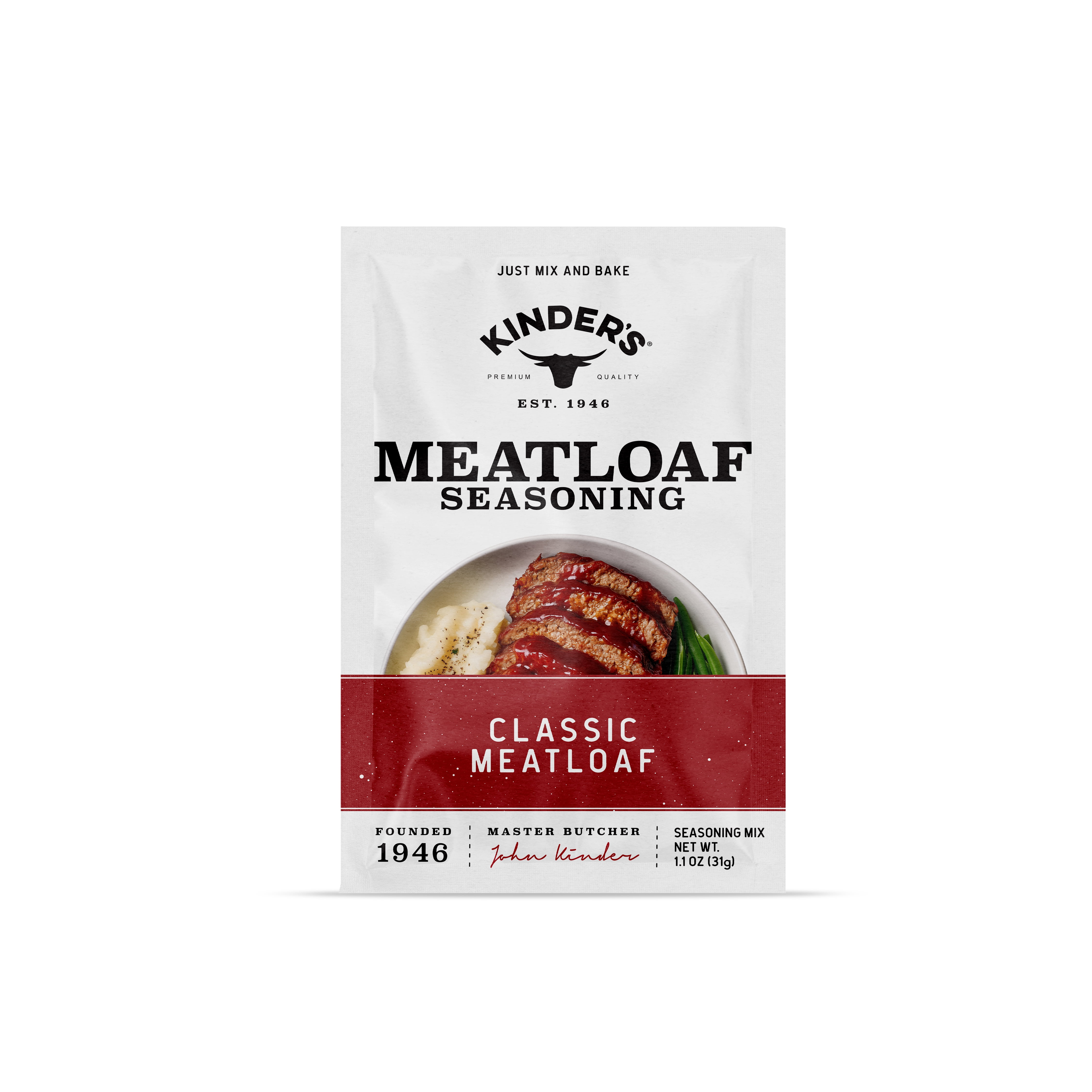 Kinder's Classic Meatloaf Seasoning Mix, 1 oz Packet - Walmart.com