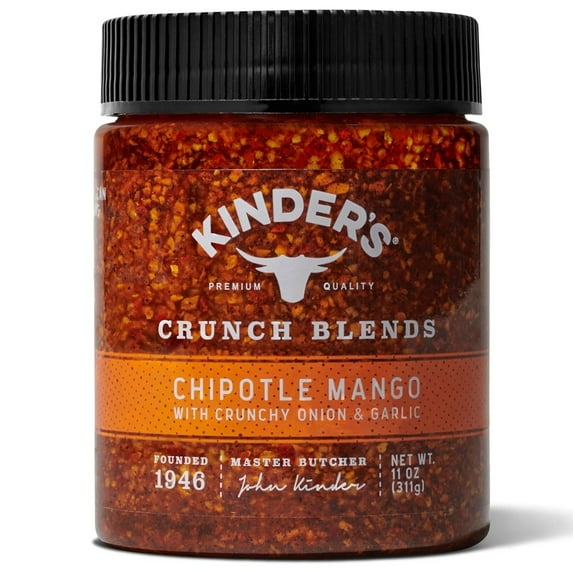 Kinder's Crunchy Garlic Chipotle Mango Topper, Sweet and Spicy Blend ...