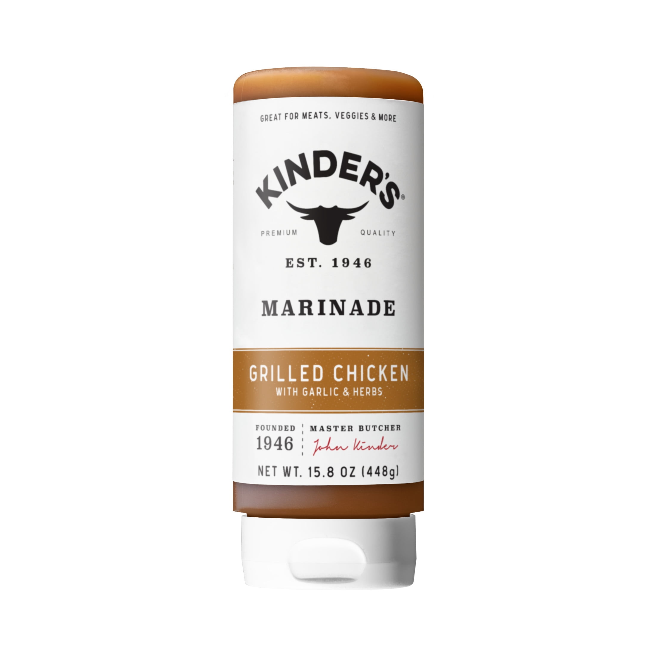 Kinder's Grilled Chicken Marinade for Chicken and Vegetables, 15.8 oz ...