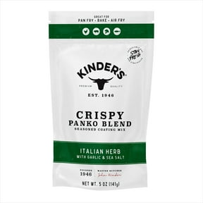 Kinder's Parmesan Herb Seasoned Panko Bread Crumb Coating Mix, 5 oz ...