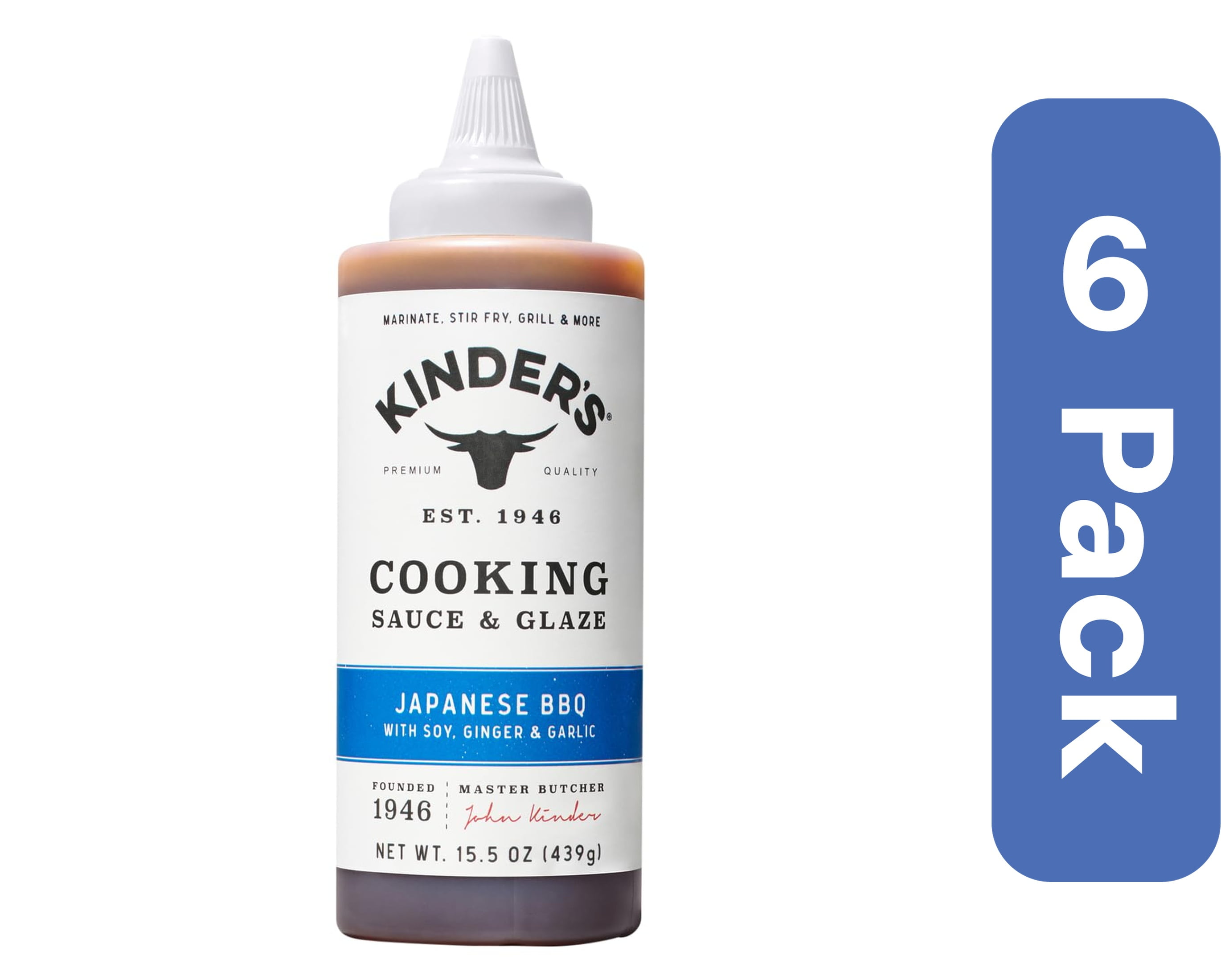 Kinder's Japanese BBQ Cooking Sauce 15.5 oz (Pack Of 6) - Walmart.com