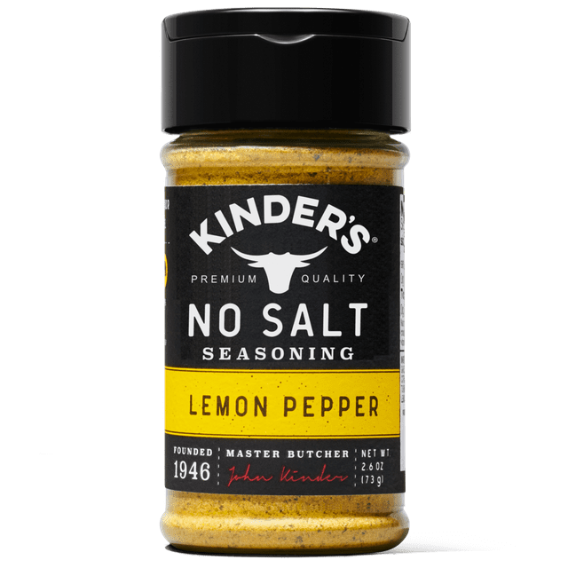 Kinder's Lemon Pepper No Salt Seasoning & Rub, 2.6 oz - Walmart.com