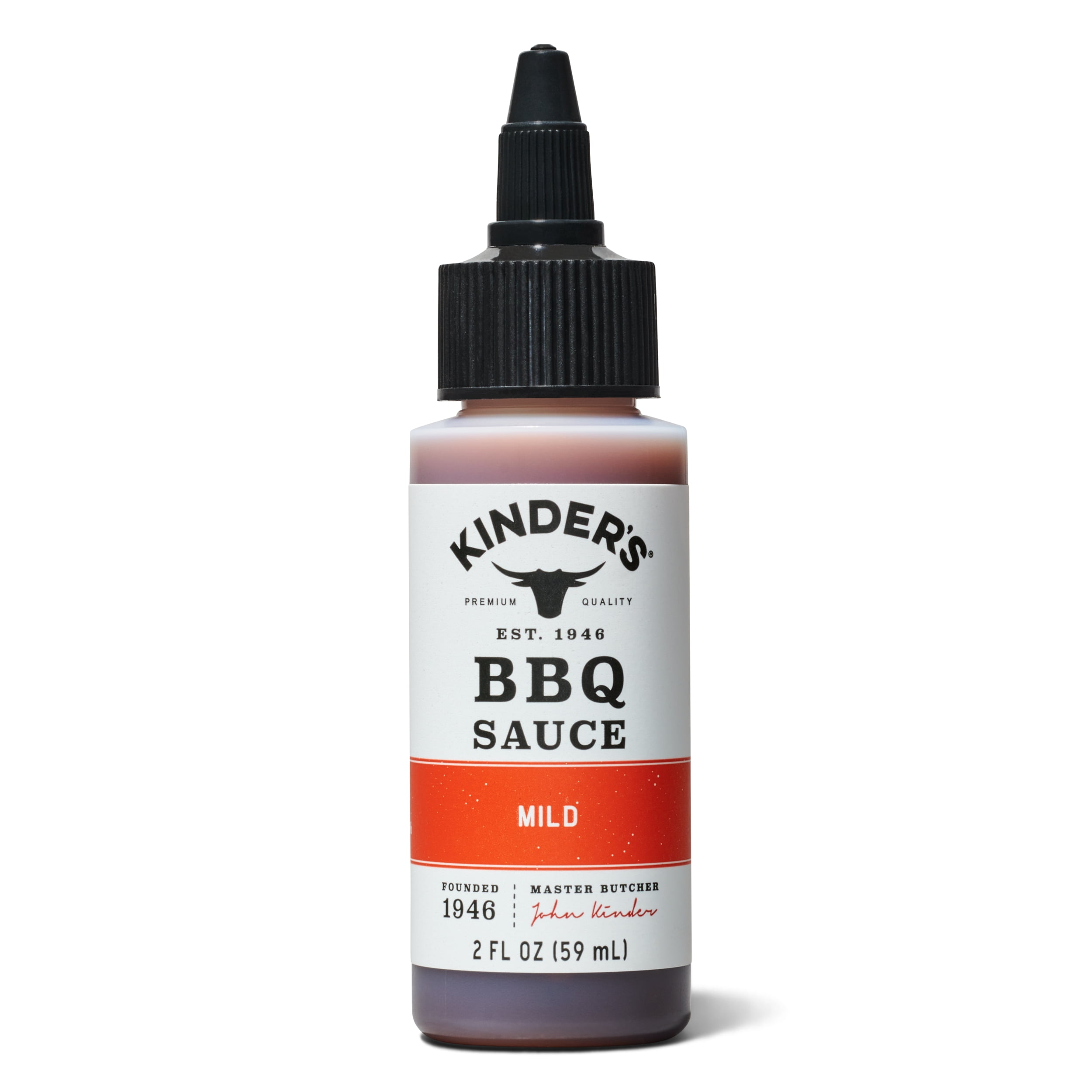 Kinder's Mild BBQ Sauce Small Bottle, 2 oz - Walmart.com