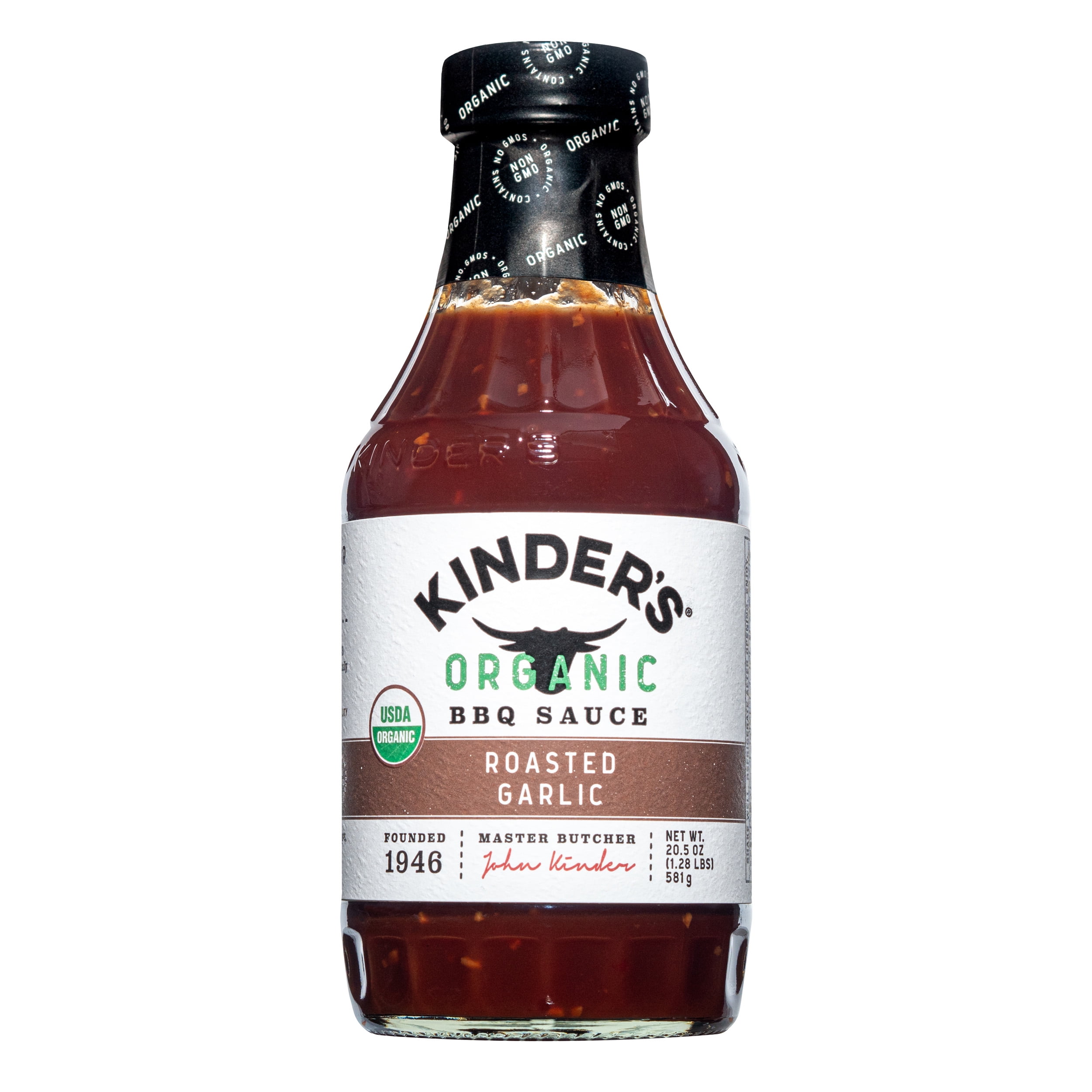 Kinder's Organic Roasted Garlic BBQ Sauce, Grill Condiments, Barbeque ...