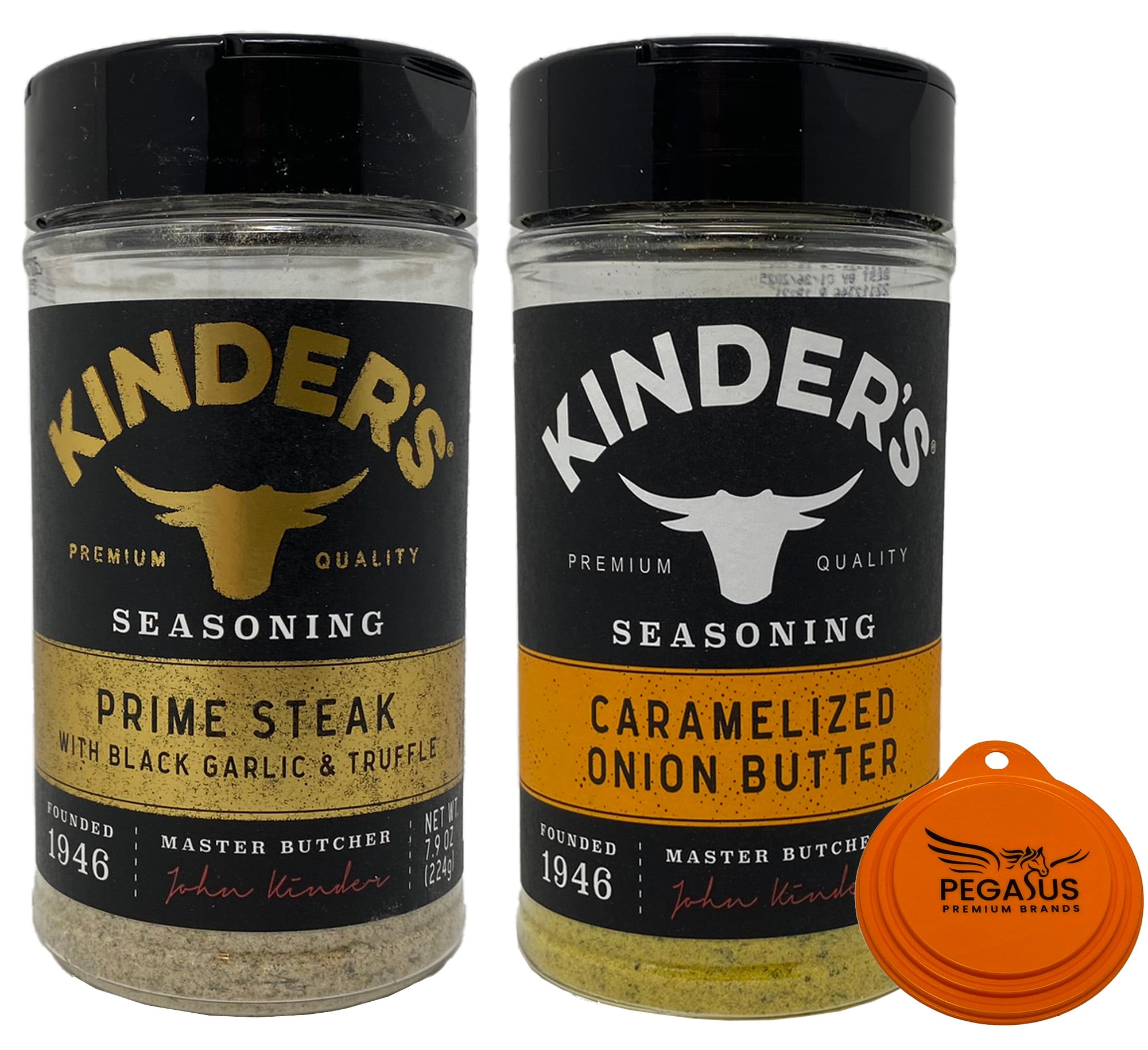 Kinder's Prime Steak Seasoning 7.9oz and Kinder's Caramelized Onion ...