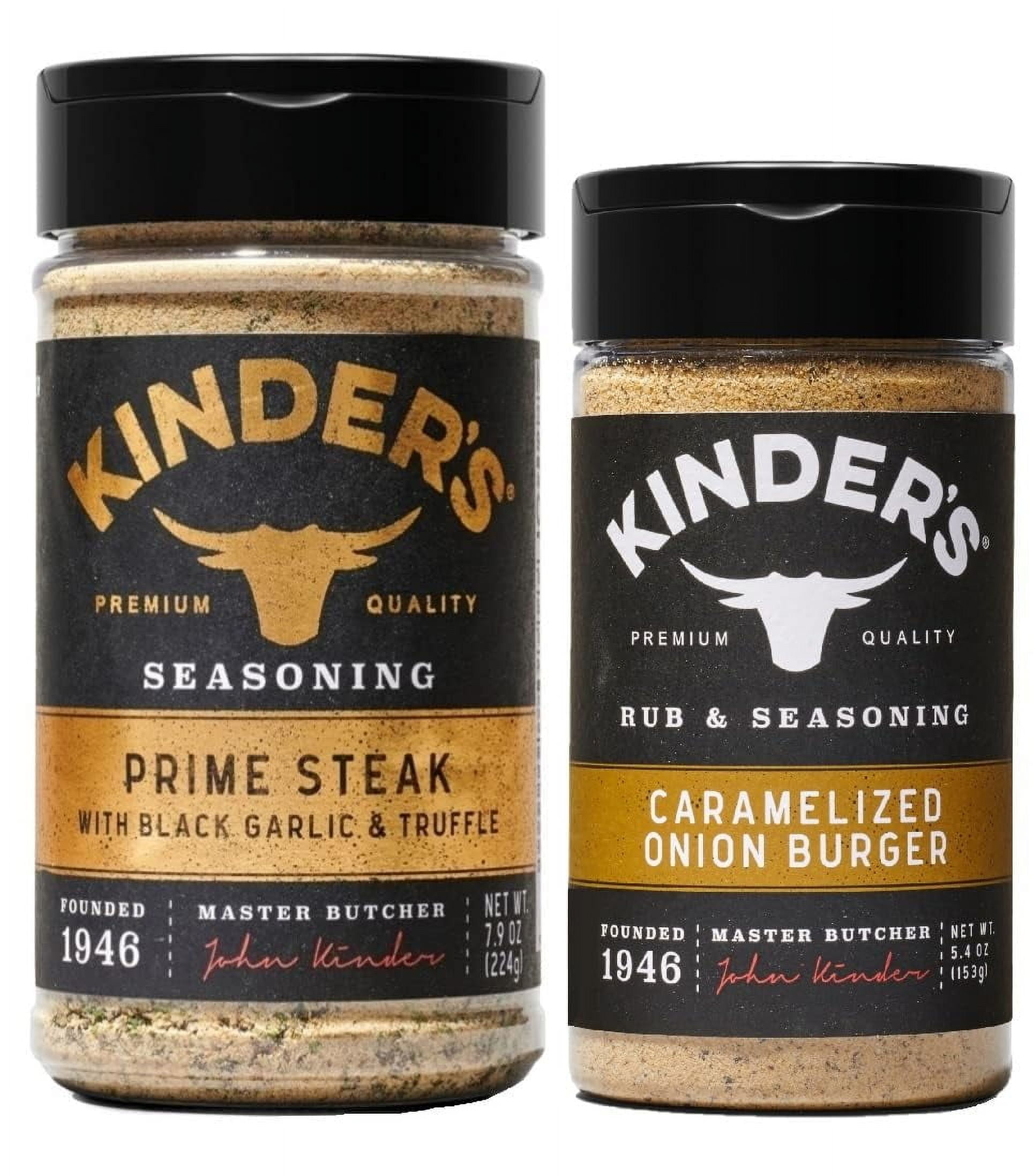 Kinder's Prime Steak with Black Garlic and KMC2Truffle Rub (7.9oz) and ...
