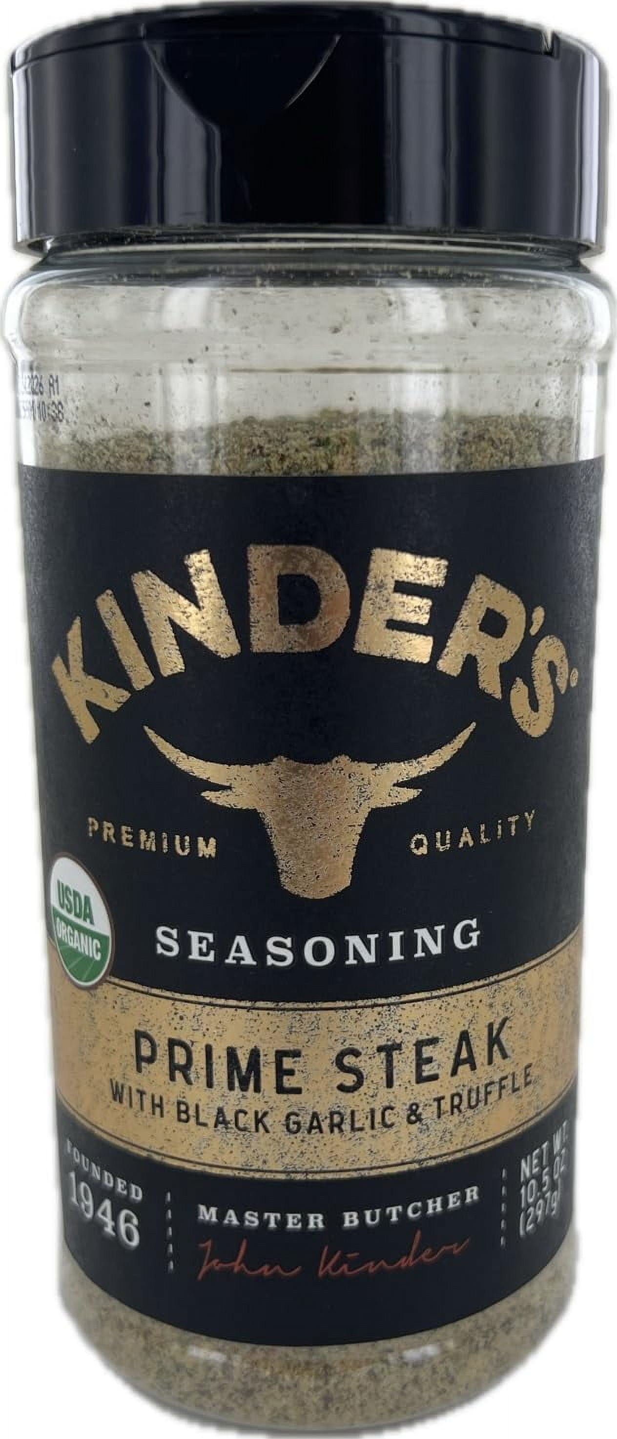 Kinder's Prime Steak with STF9 Black Garlic & Truffle Seasoning (10.5 ...
