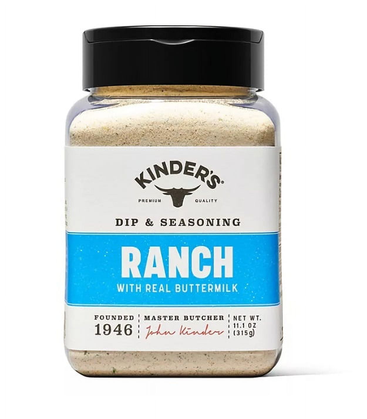 Kinder's Gluten-Free Ranch Dressing with Real Buttermilk, Dip and ...