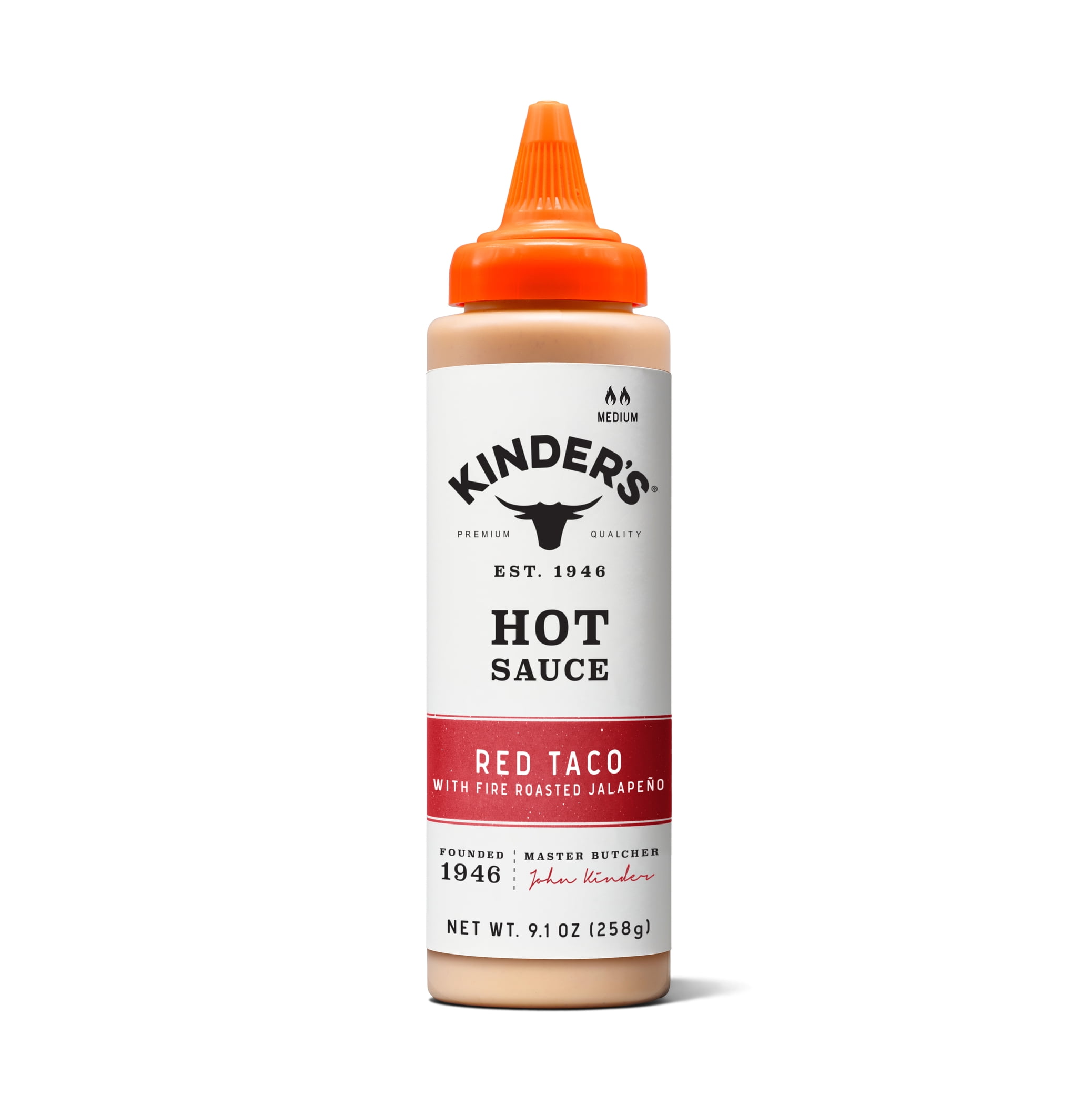 Kinder's Red Taco Hot Sauce, 9.1 oz - Walmart.com