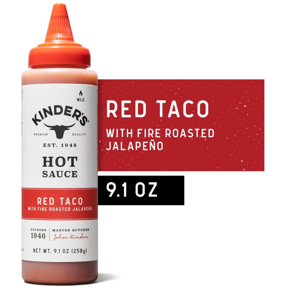 Kinder's Red Taco Hot Sauce with Fire Roasted Jalapeno - Walmart.com