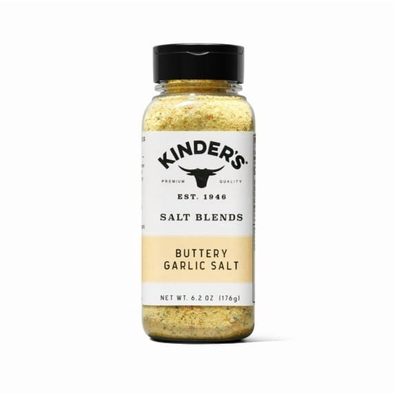 Kinder's Salt Blends Seasoning Buttery Garlic Salt, 6.2 oz - Walmart.com