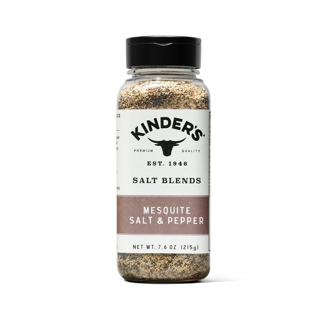 Kinder's Mesquite Salt & Pepper Seasoning Spice Rub Mix, 7.6 oz ...