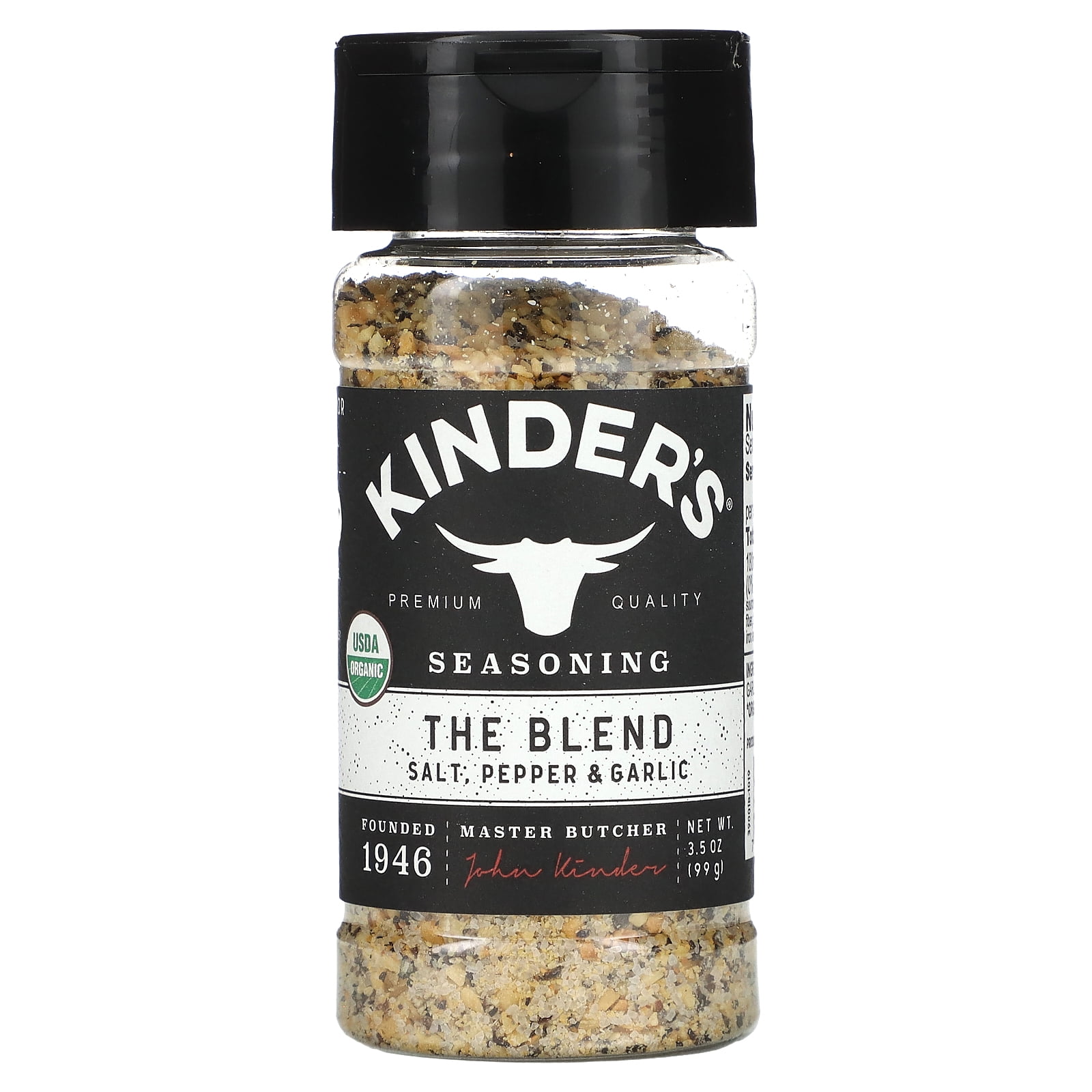 Kinder's Organic Premium Quality Seasoning Mix - Salt, Pepper & Garlic ...