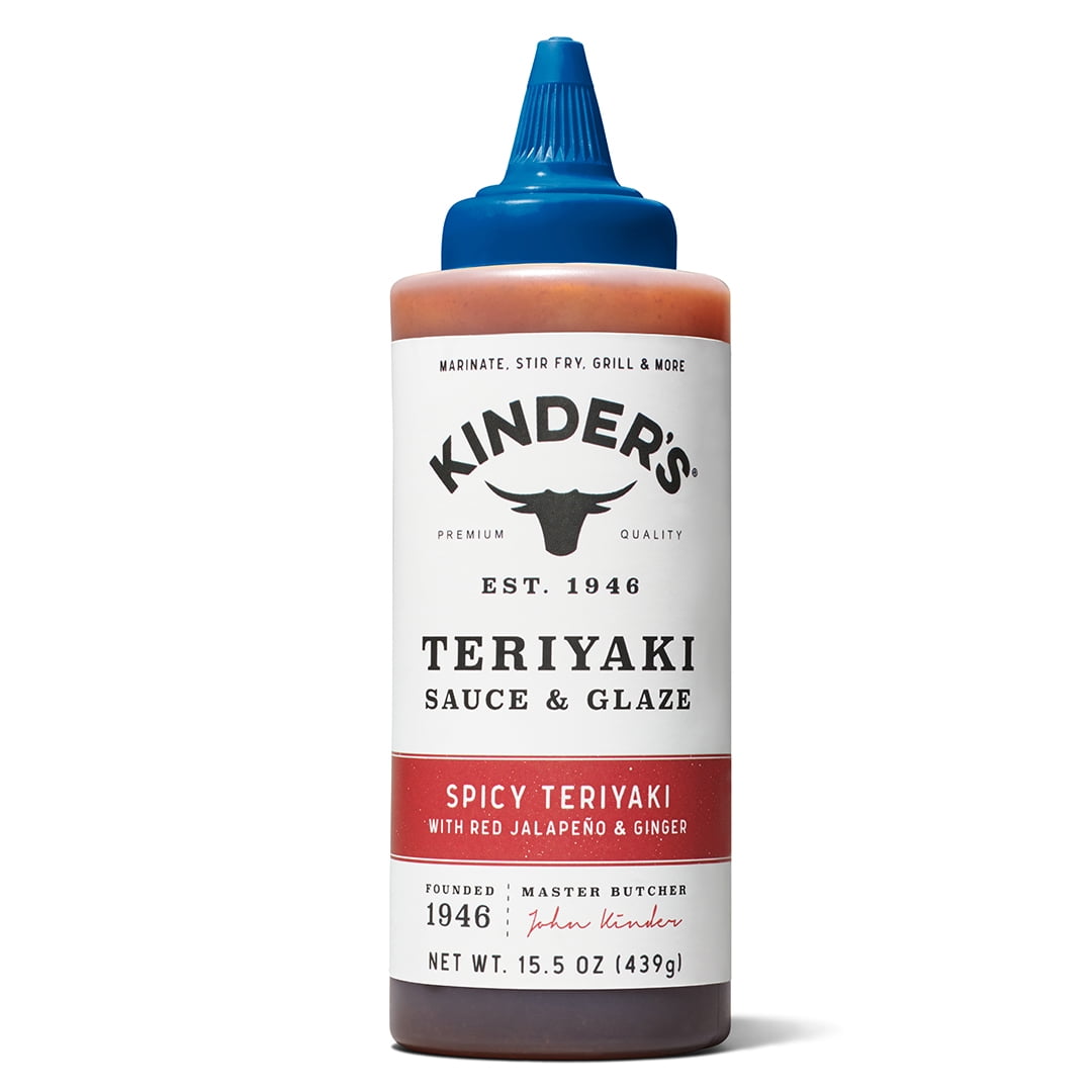 Kinder's Spicy Teriyaki Marinade with Red Jalapeno and Ginger, 15.5 oz ...