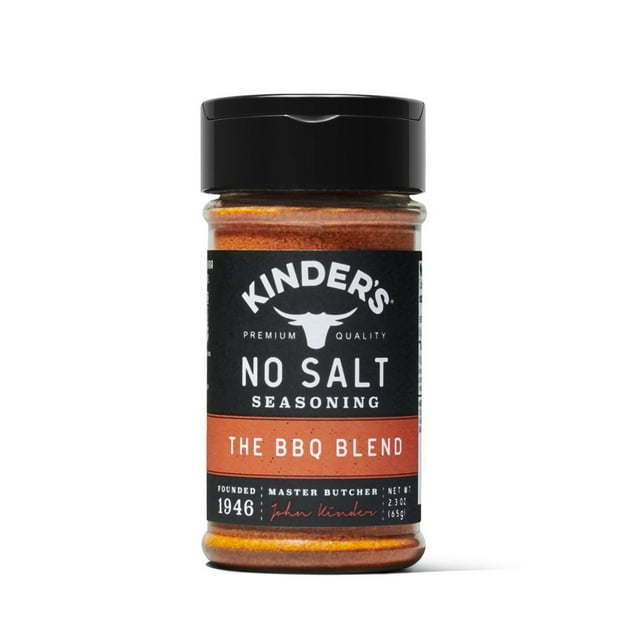 Kinder's The BBQ Blend No Salt Seasoning & Rub, Garlic, Dry Grill, 2.3 oz - Walmart.com