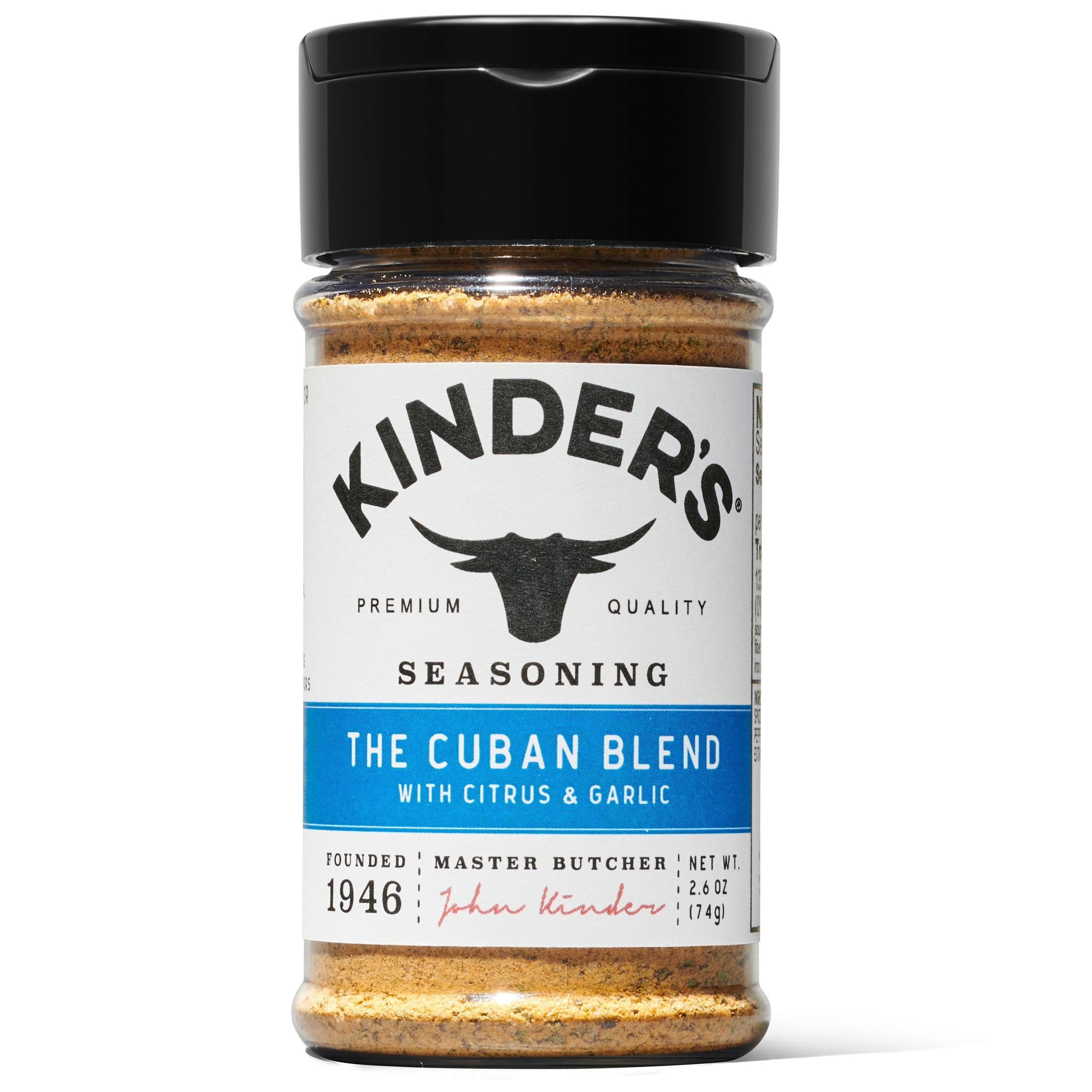 Kinder's Handcrafted Cuban Blend Rub with Citrus, Garlic, and Jalapeno ...