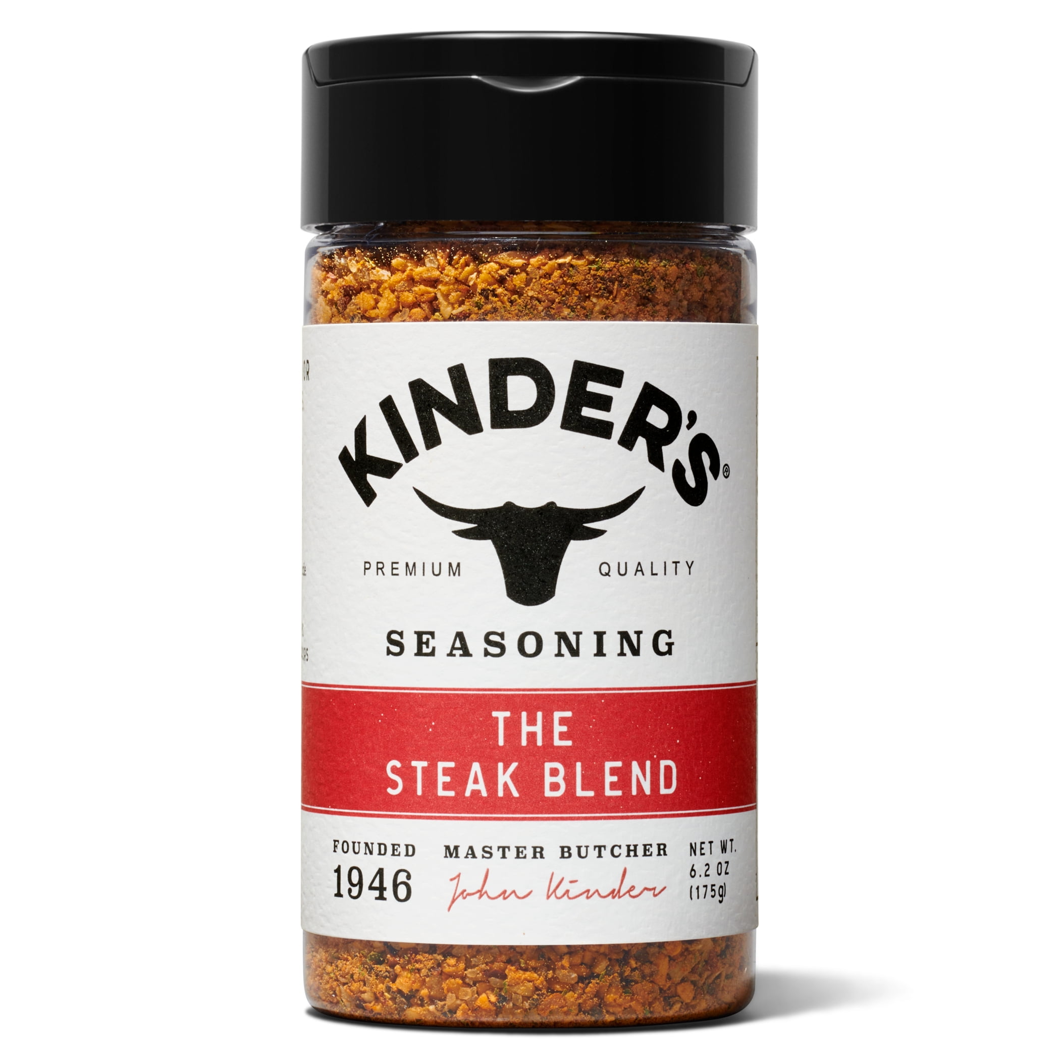 Kinder's The Steak Blend Seasoning 6.2 oz, Dry Barbecue Seasoning for ...