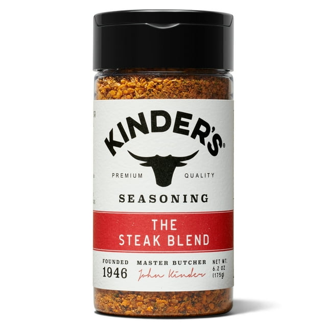 Kinder's The Steak Blend BBQ Dry Rub and Roast Seasoning Prime Rib, 6.2 ...