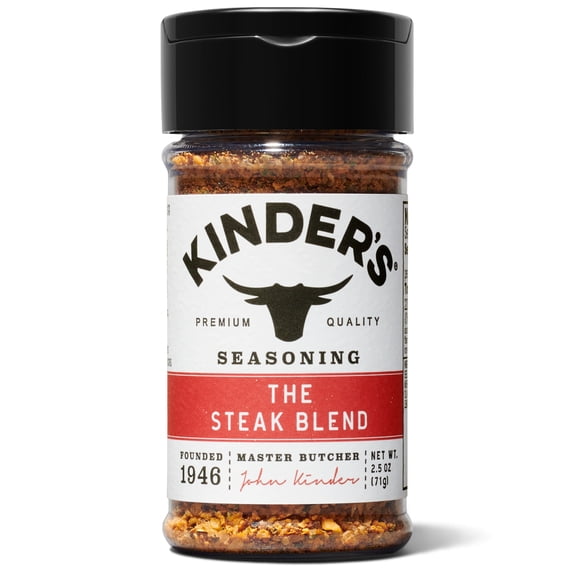 Kinder's BBQ Meat Dry Rub, The Steak Blend Seasoning for Grilling, 2.5 ...