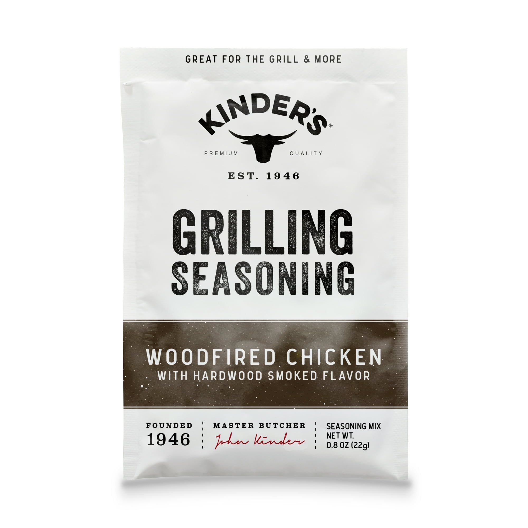 Kinder's Woodfired Chicken Seasoning, 0.8 oz Packet 1 pack - Walmart.com