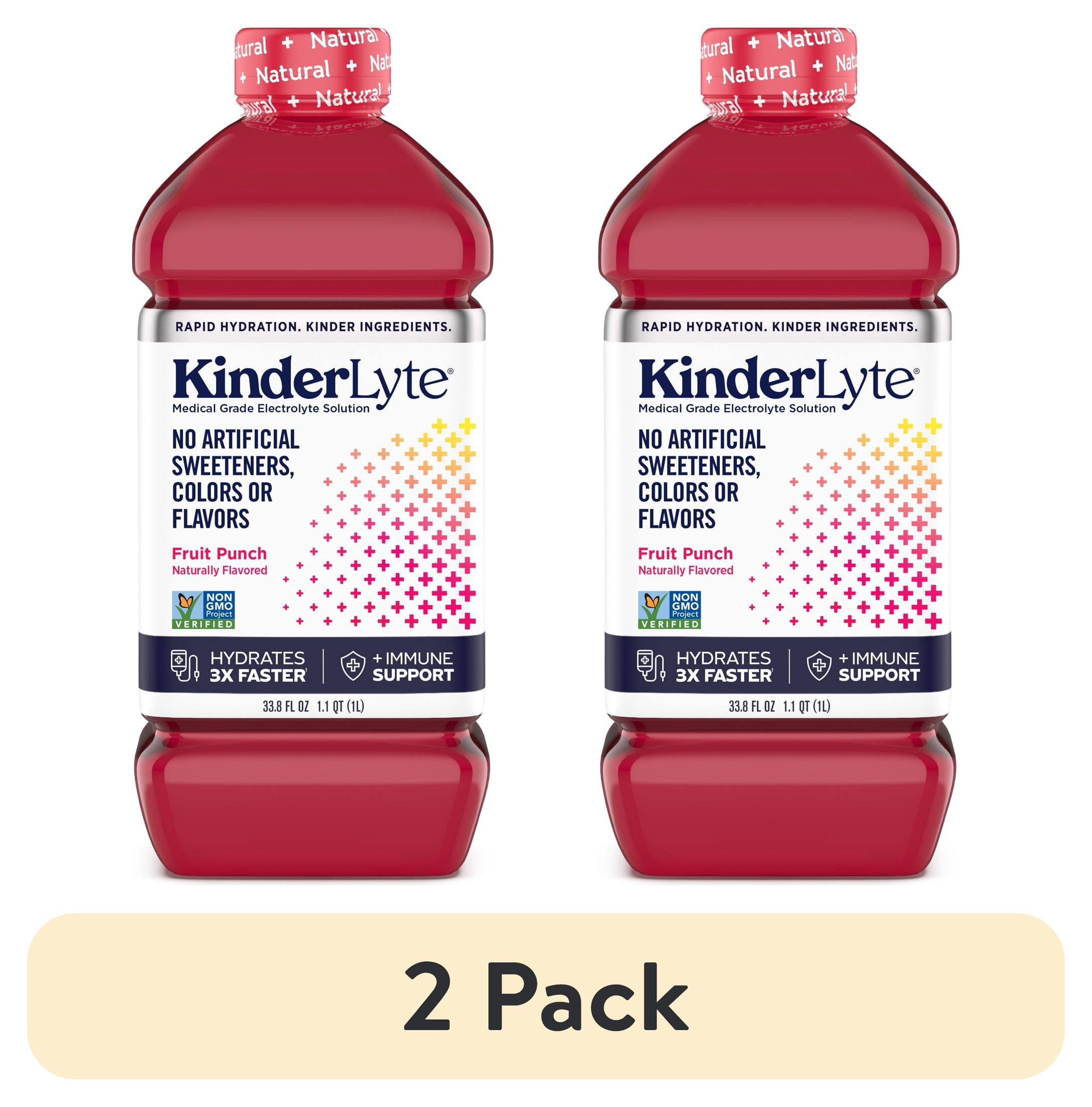 (2 pack) Kinderfarms KinderLyte Electrolyte Drink Solution for Kids ...