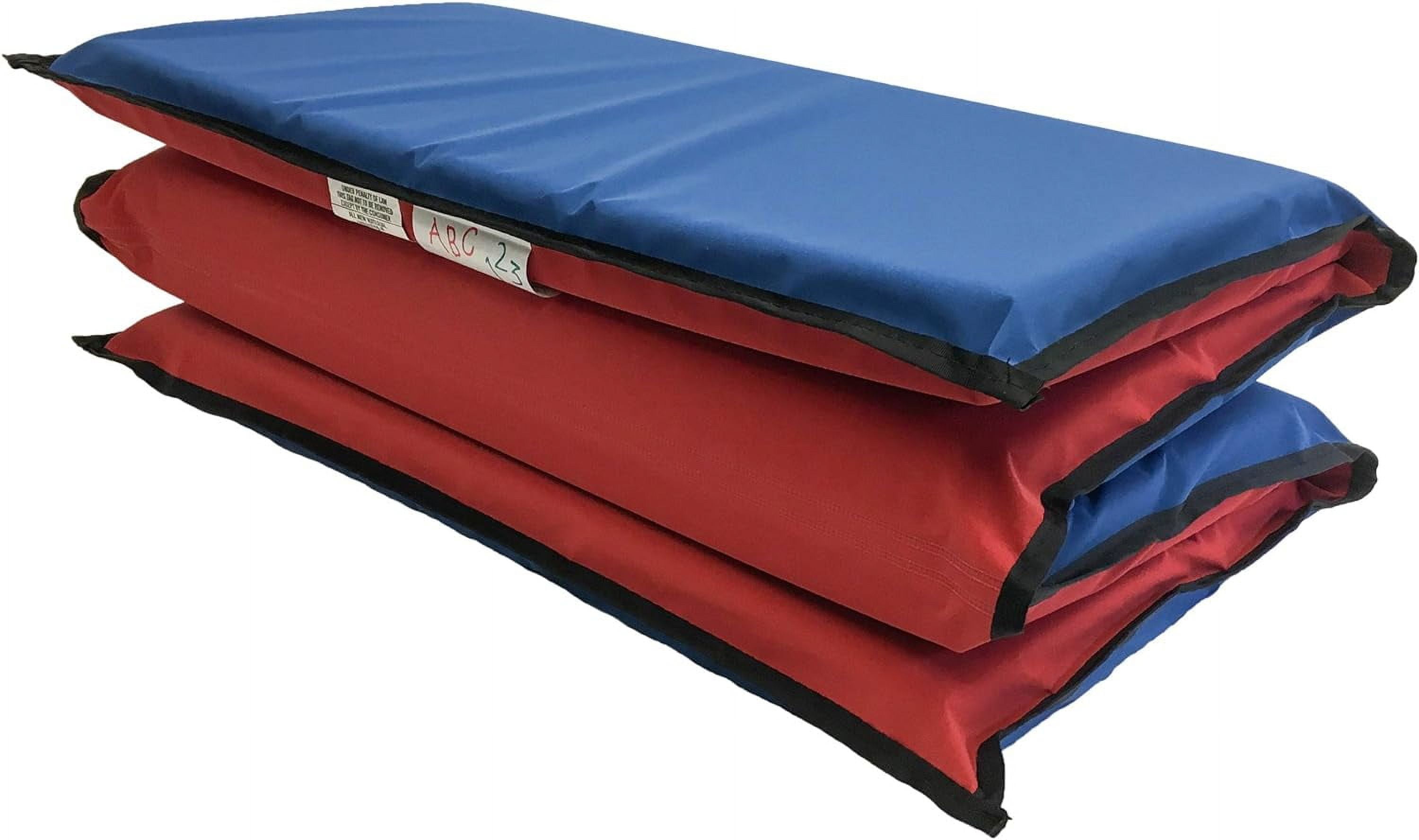 KinderMat, EnduroMat 2" Thick Rest Mat, 4-Section Rest Mat, 48" x 24" x ...