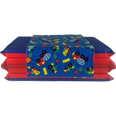 ProSource Four-Fold Kids Rest Mat, Thick Foam Sleeping Mats for Home ...