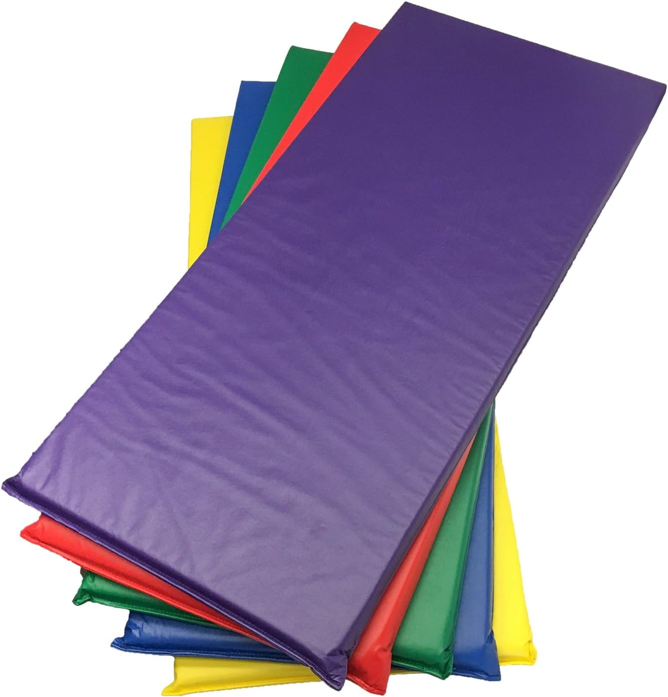 KinderMat Kids Rest Mats (5-Pack), Rainbow Designer, Non-Folding, 2 ...