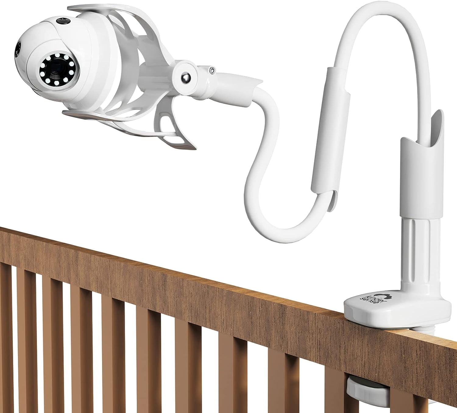KinderSense Baby Monitor Mount - Extra Long (35") - 360° Rotation ...