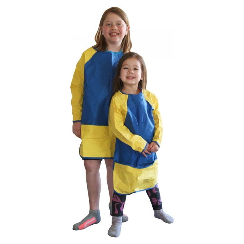 KinderSmock Long Sleeve Art Smock - 6-8 Years - Assorted Colors ...