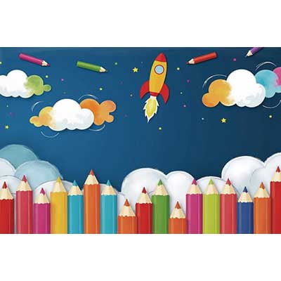 Kindergart Back to School rations Backdrop Preschool Chalkboard ...