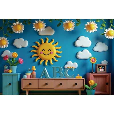 Kindergart Back to School rations Backdrop Preschool Chalkboard ...